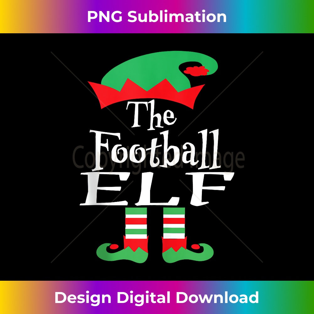 Funny Christmas The Football Elf Athlete Teens Men Kids Gift | Inspire ...