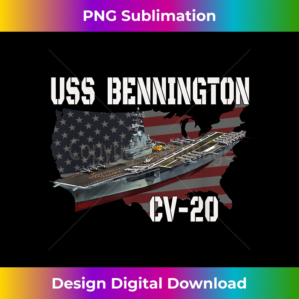 USS Bennington CV-20 Aircraft Carrier Veterans Day Father's | Inspire ...