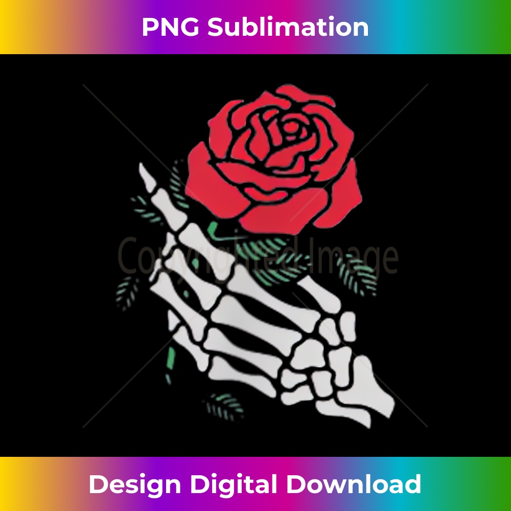 Rose Aesthetic Rose White Skeleton Hand Holding a Red Rose - | Inspire ...