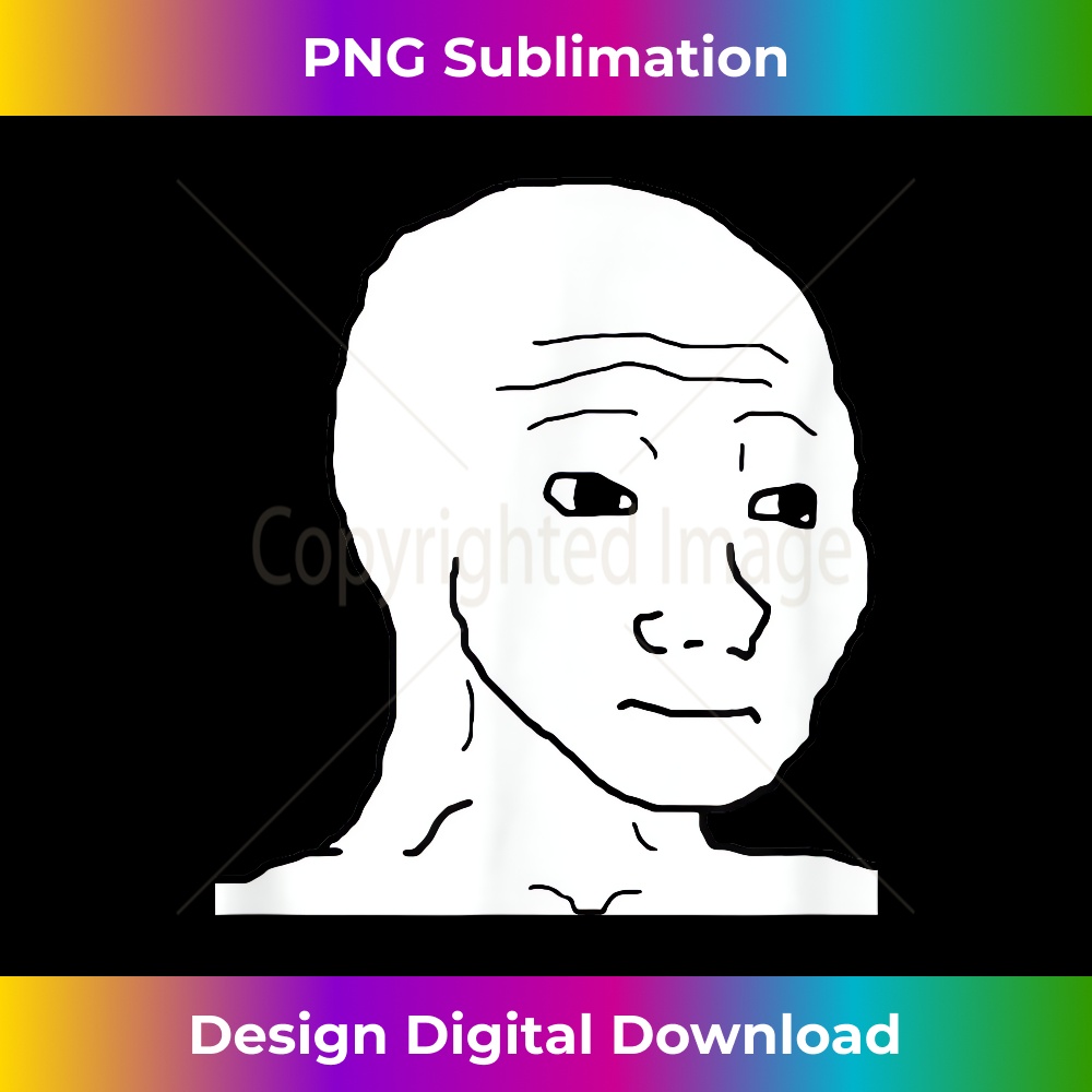 Wojak Feels Meme - Sleek Sublimation PNG Download - Spark Yo | Inspire ...