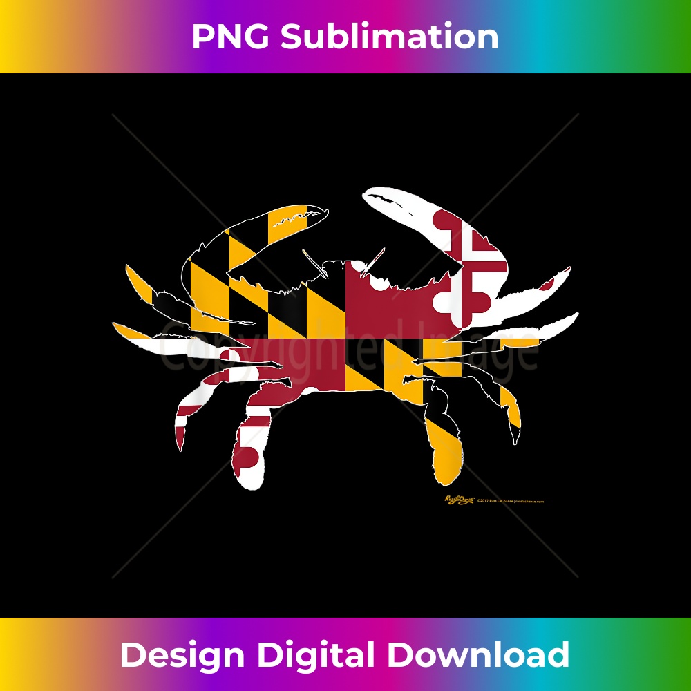 Maryland State Flag Blue Crab - Crafted Sublimation Digital | Inspire ...