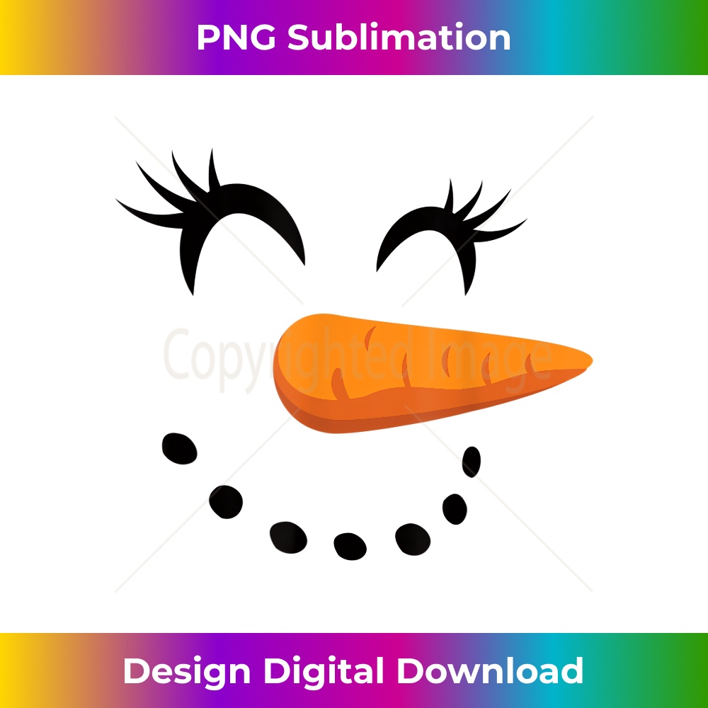 Winking Eye Christmas Lashes Snowman Face Carrot Nose Girls | Inspire ...