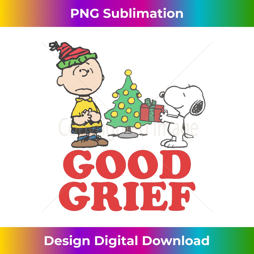 Peanuts Good Grief Charlie Brown Holiday Long Sleeve - Bohem | Inspire ...