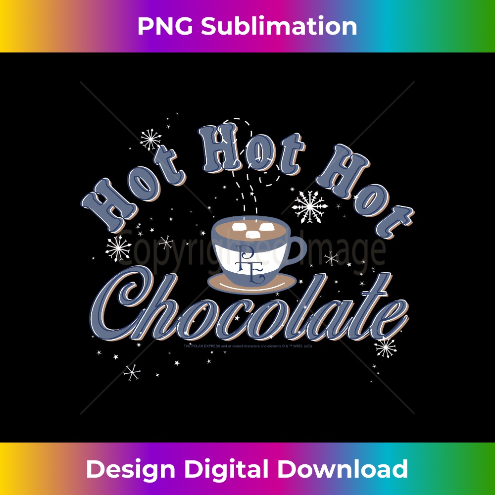 The Polar Express Hot Hot Hot Chocolate Logo Long Sleeve - I | Inspire ...
