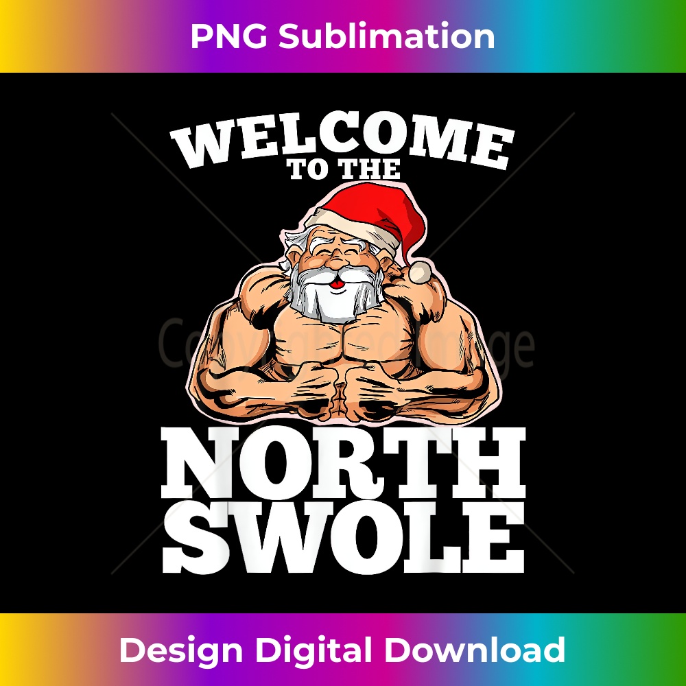 Welcome to the North Swole Muscle Santa - Sophisticated PNG - Inspire ...