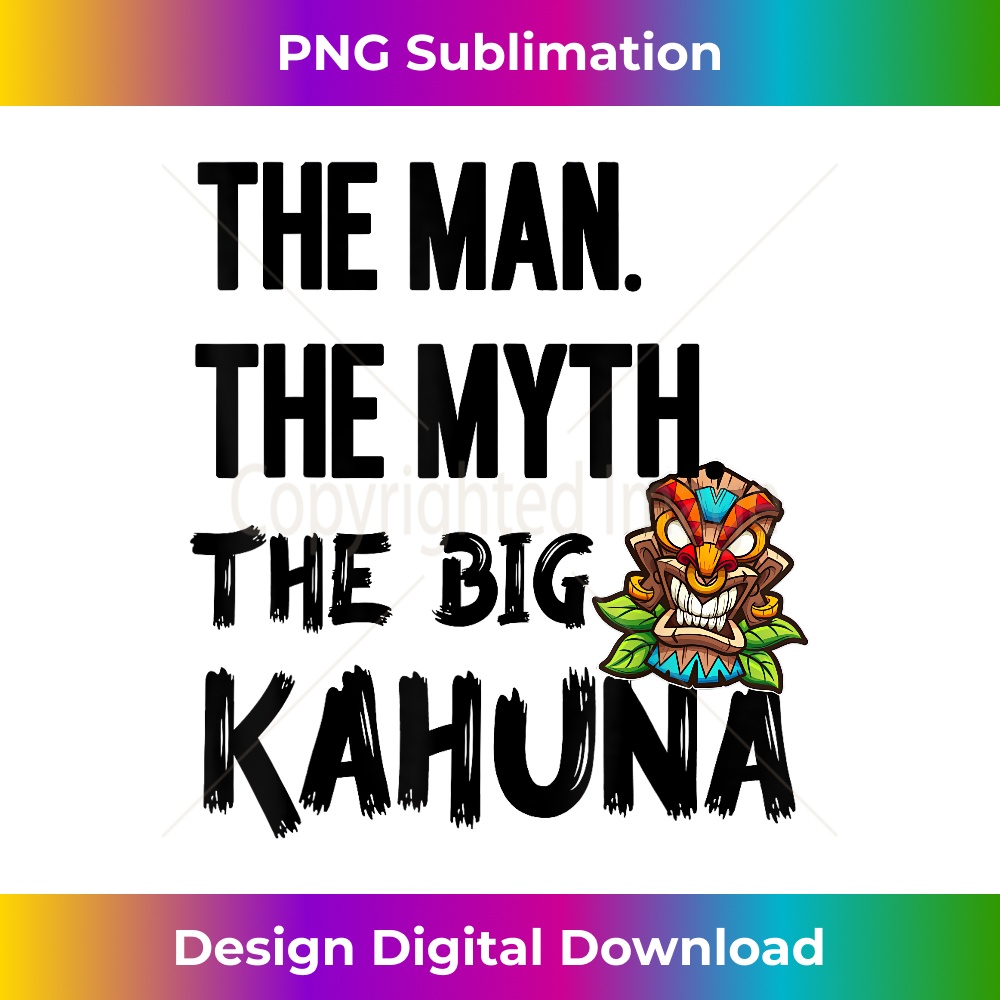 The Man The Myth The Big Kahuna Tiki Bar Mens Dad Gift Tee - | Inspire ...