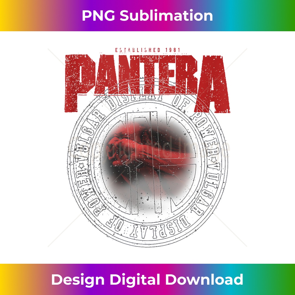 Pantera Official Vulgar Display of Power Circle Tank Top - U | Inspire ...