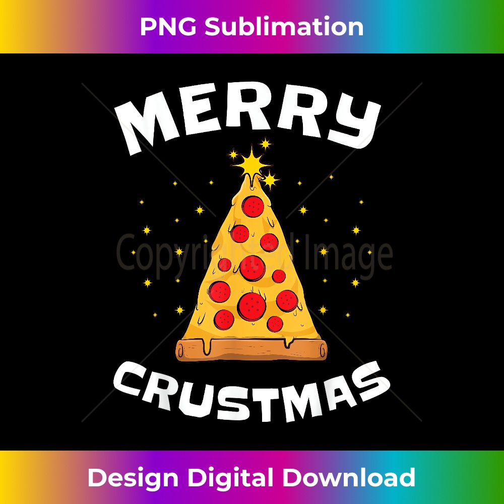 Merry Crustmas Pizza Lover Christmas Tree Pizza - Sophistica - Inspire ...