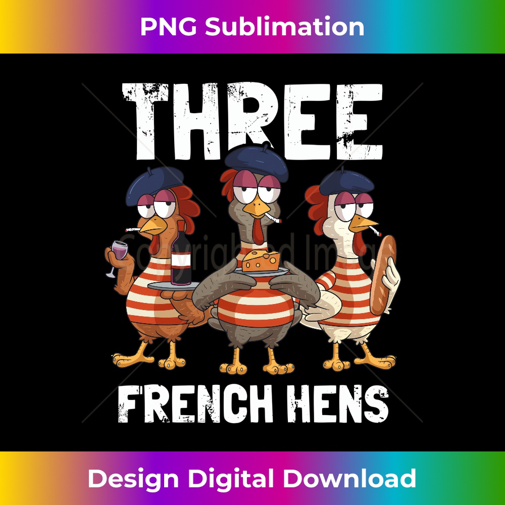 Three French Hens Funny Christmas Carol Partridge Pear Tree - Inspire ...