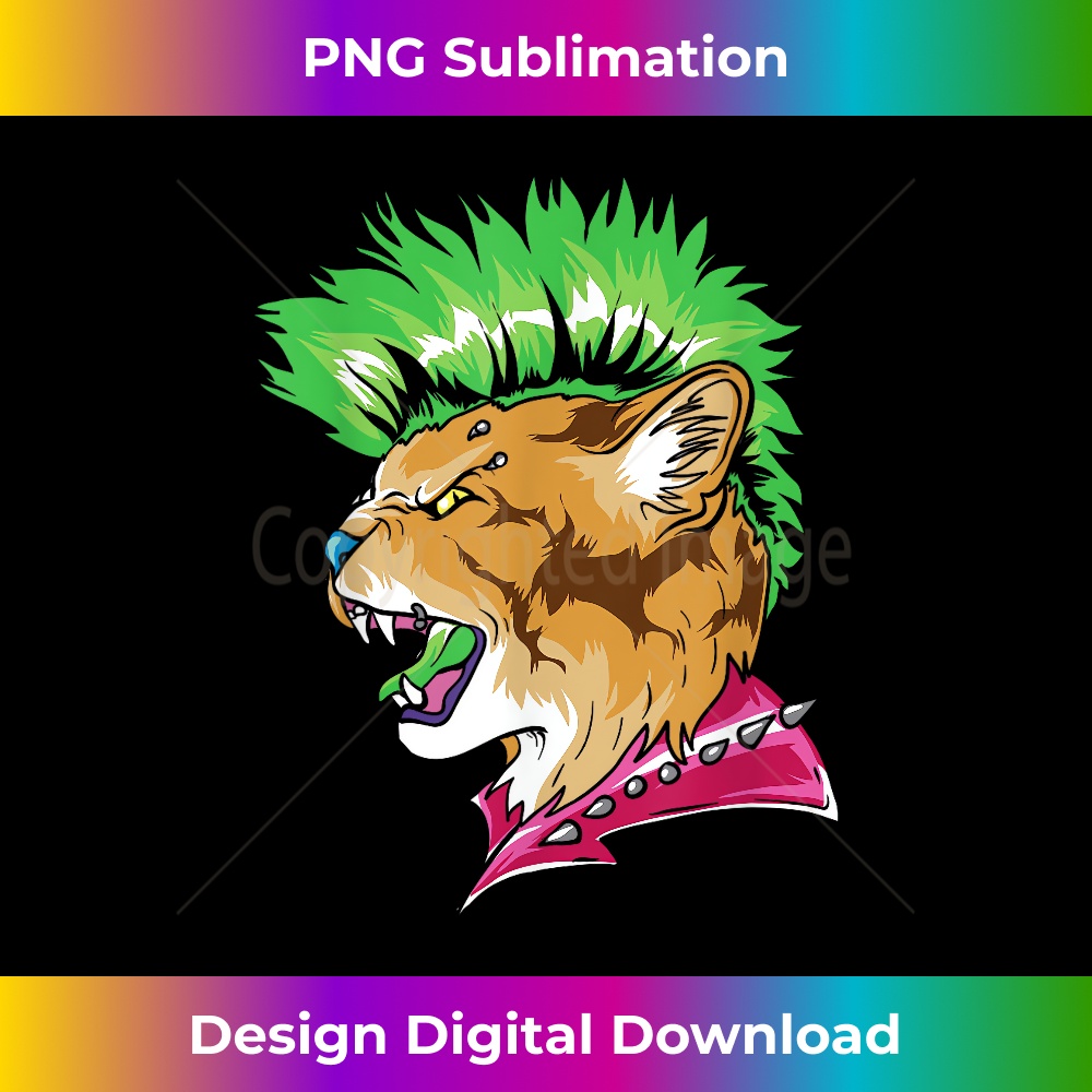 Punk Rock Goth - Cat Kitten Mohawk Style Haircut Cat - Vibra - Inspire ...