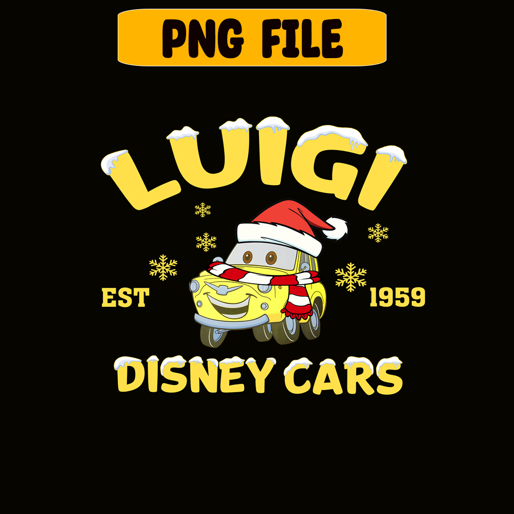 Luigi Disney Cars PNG | Inspire Uplift
