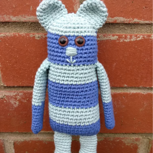 Blue Bear Crochet pattern, digital file PDF, digital pattern | Inspire ...