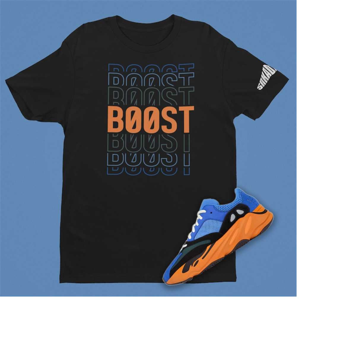 Boost Stack Shirt To Match adidas Yeezy Boost 700 Bright Blu | Inspire ...