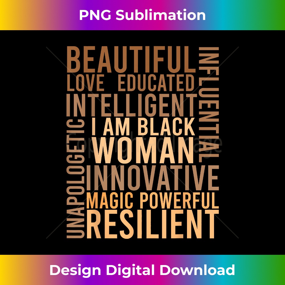 I Am Black Woman Black History Month Educated Black Girl - U | Inspire ...