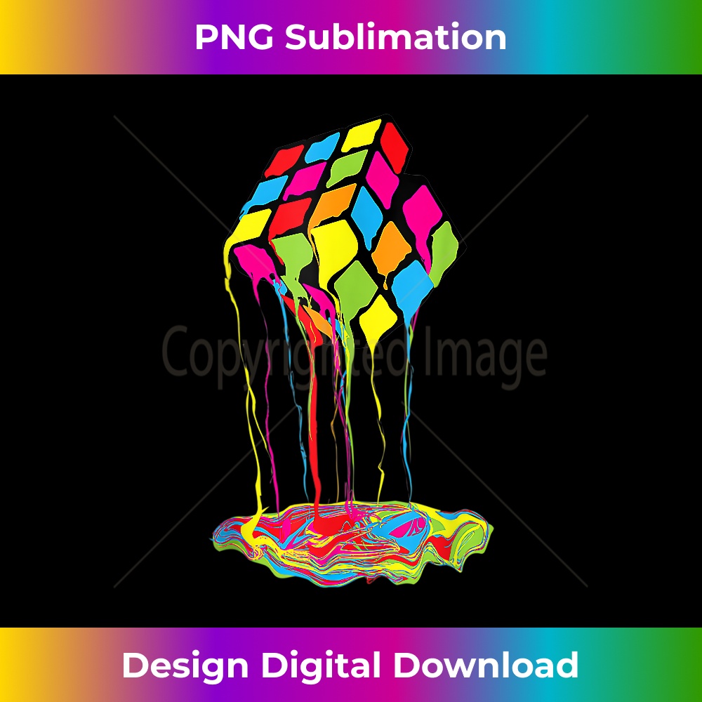 Colorfull Melting Rubix Rubics Cube Rubik - Sophisticated PN | Inspire ...