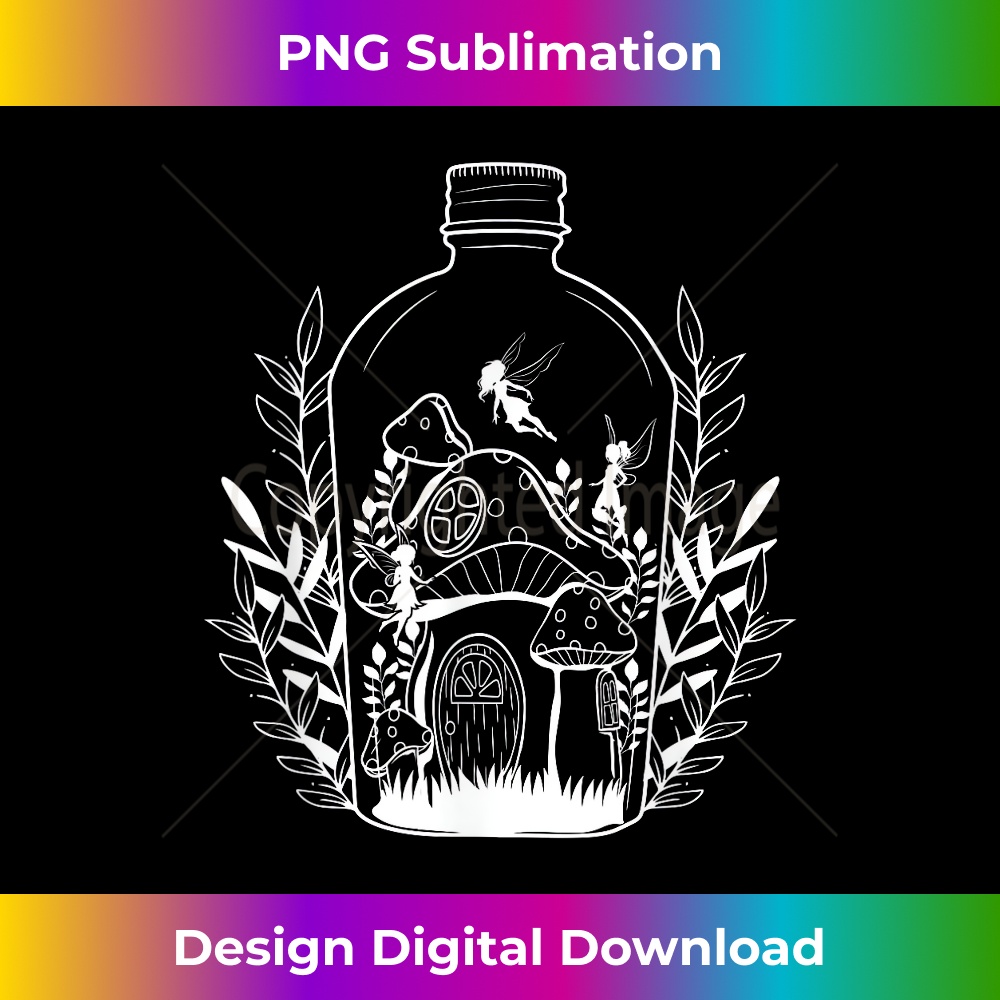 Cottagecore Aesthetic Bottle Mushroom House Fairy Goblincore | Inspire ...