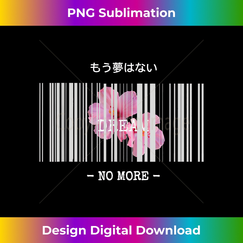 Aesthetic Vaporwave Flower Barcode - Bohemian Sublimation Di | Inspire ...