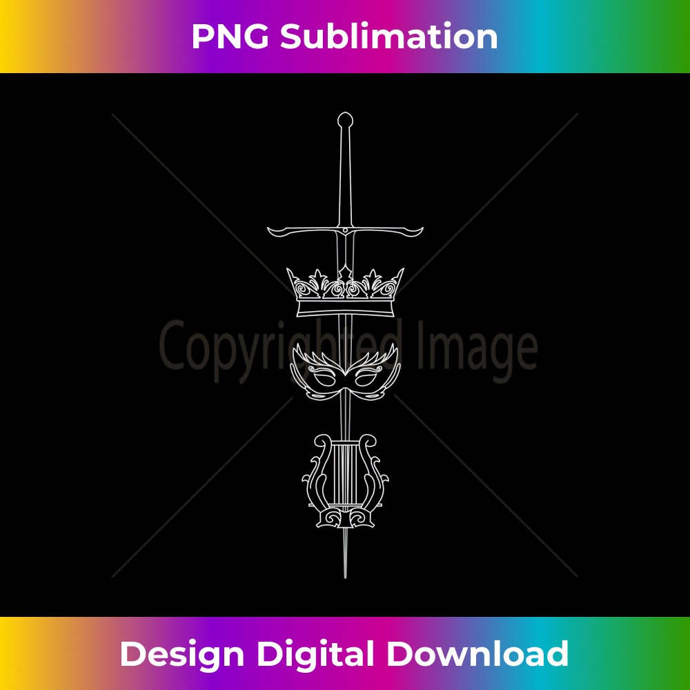 Fairy Fantasy Sword Court Crown Thorns Mask Roses Harp Long | Inspire ...