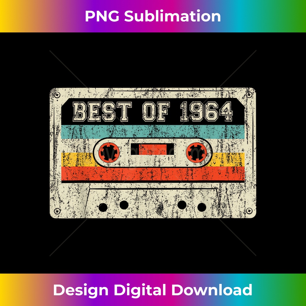 59th Birthday Gifts Retro Best Of 1964 Cassette Tape Vintage | Inspire ...