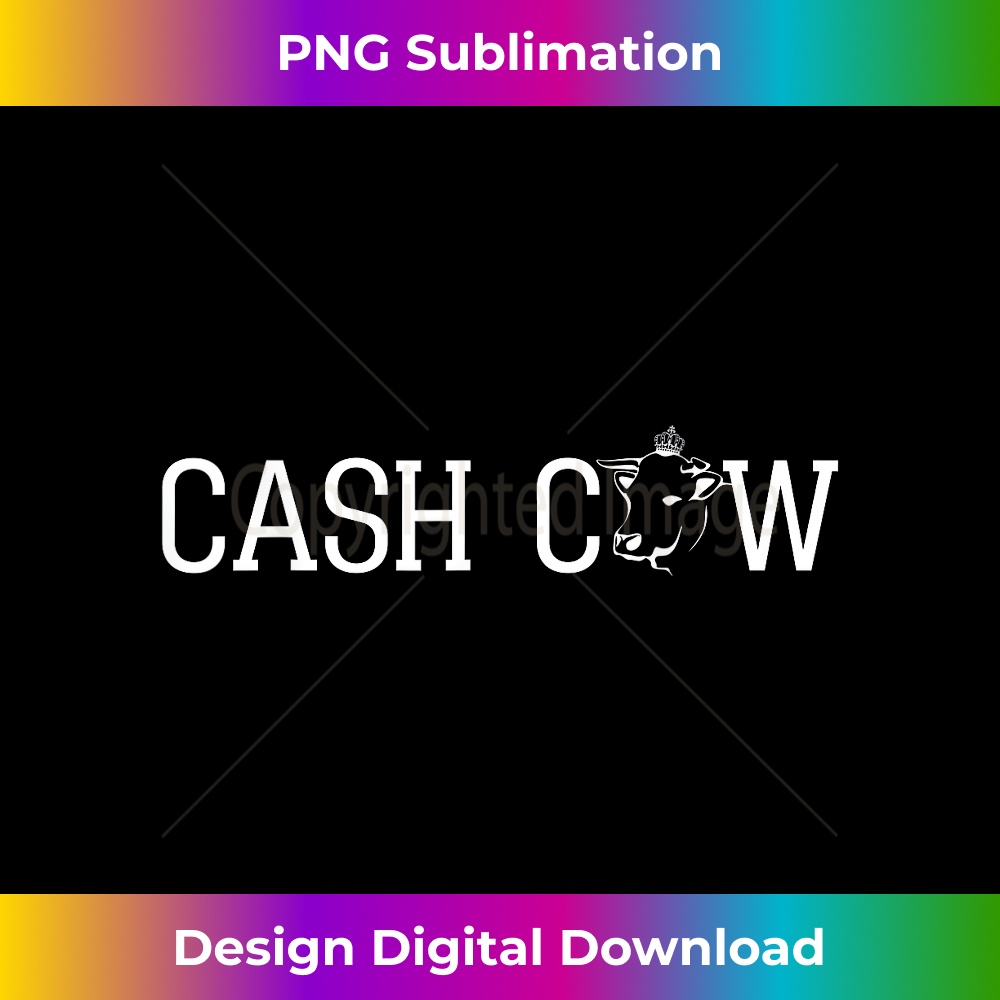 Cash Cow - Contemporary PNG Sublimation Design - Striking & - Inspire ...