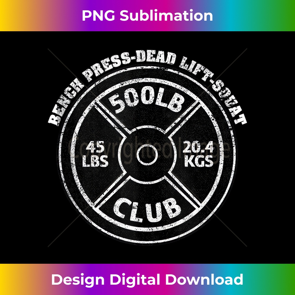 500 Lbs Pound Club Gym Weightlifting Dead Lift Bench Press T | Inspire ...