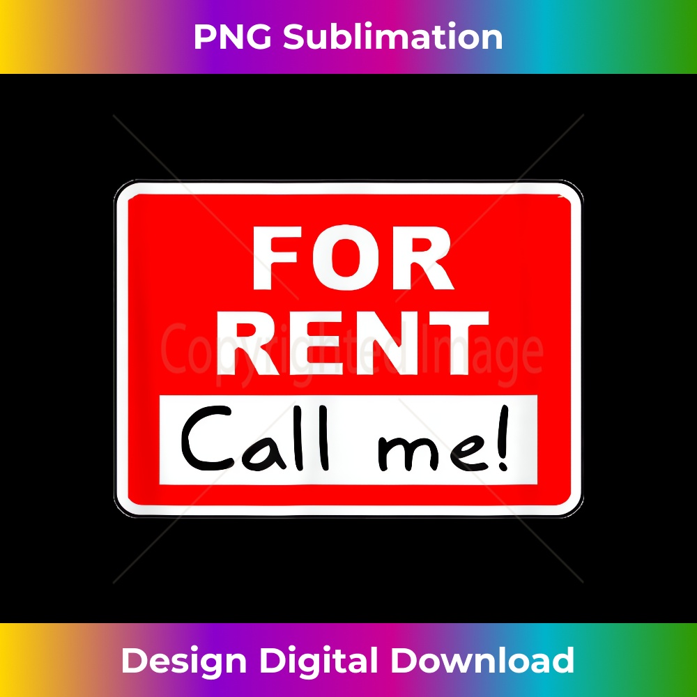For Rent Call Me Funny - Eco-Friendly Sublimation PNG Downlo | Inspire ...