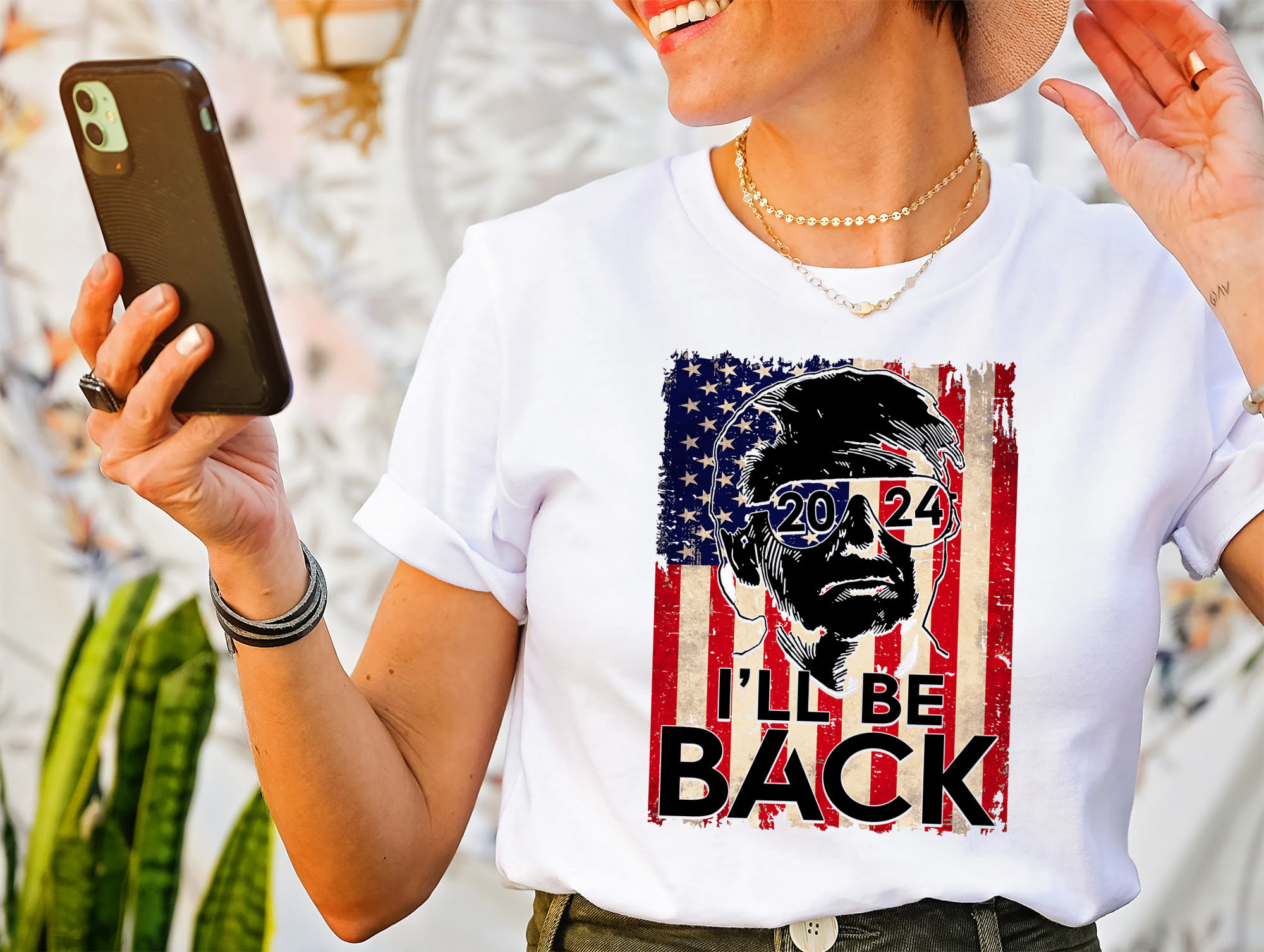 Trump Shirt, Donald Trump TShirt, I'll be back Trump 2024, T | Inspire ...