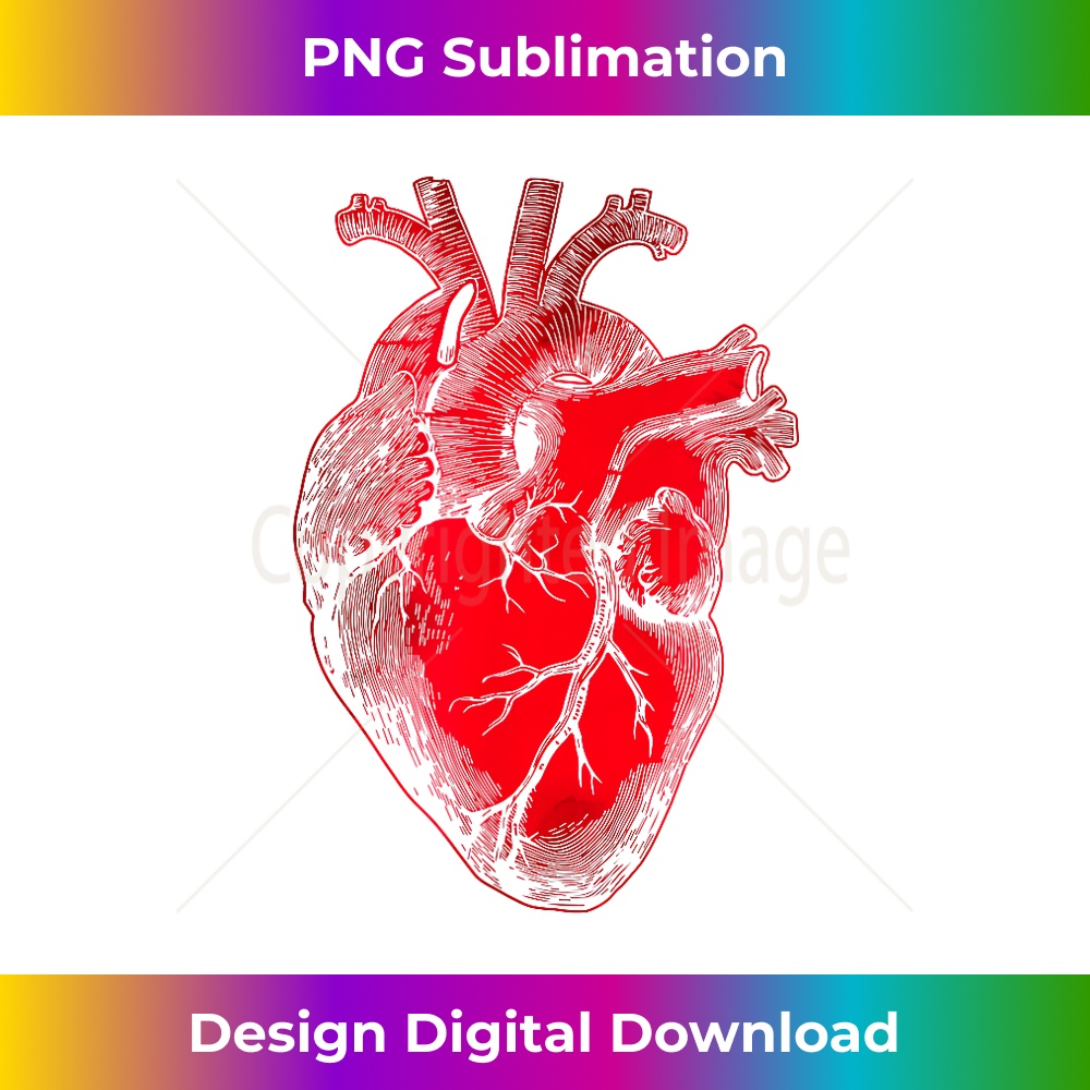 Anatomical Heart T- - Medical Anatomy Illustration - Deluxe | Inspire ...