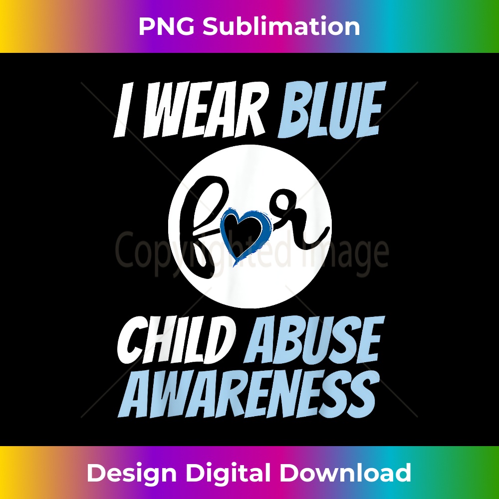 I Wear Blue For Child Abuse awareness blue Ribbon sign - Fut | Inspire ...