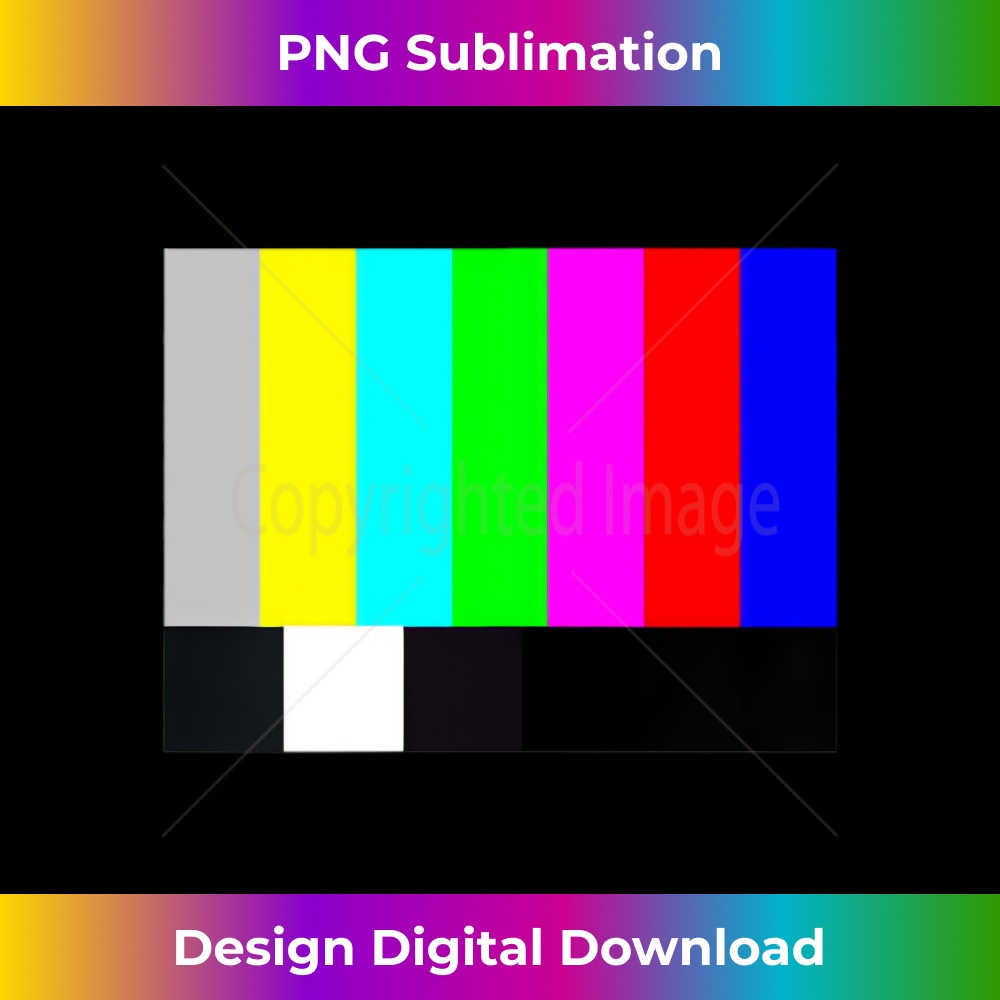 Color Bar TV Test Pattern - Timeless PNG Sublimation Downloa | Inspire ...