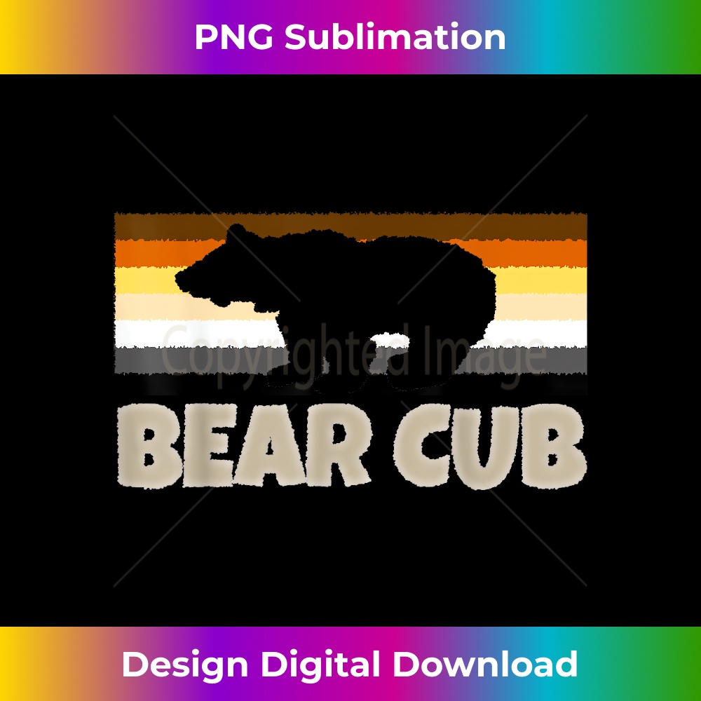 Bear Cub Gay Pride Flag Colors Culture LGBT Young Men Tshirt | Inspire ...