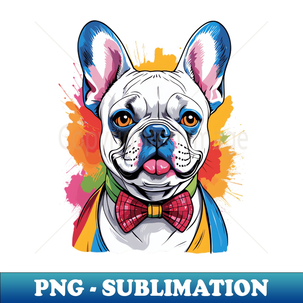 Fashion Frenchie - PNG Transparent Digital Download File for - Inspire ...