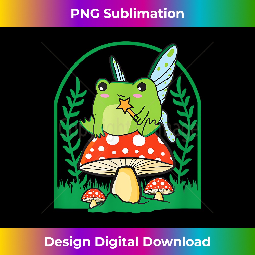Cottagecore Aesthetic Kawaii Fairy Frog Mushroom Goblincore | Inspire ...