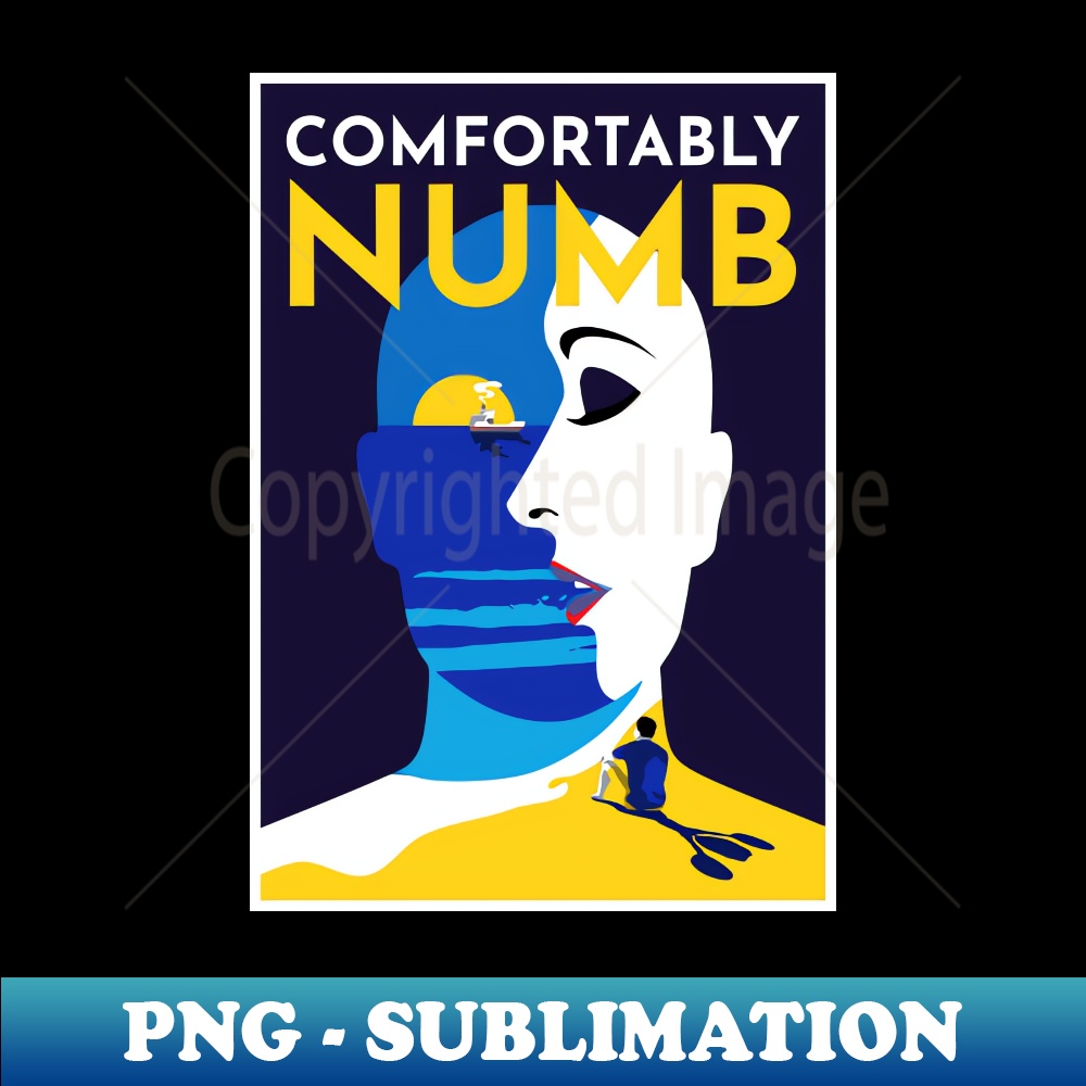 Comfortably Numb Colorful Flat Pink Floyd - Artistic Sublima | Inspire ...