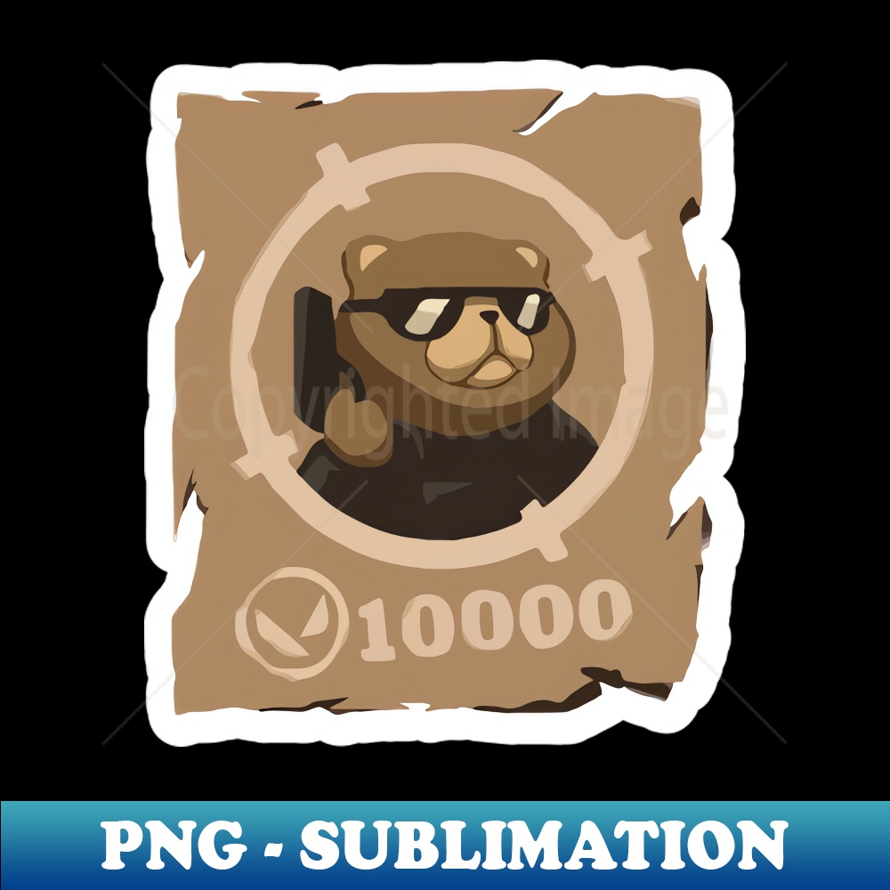 Wanted Tactibear - Aesthetic Sublimation Digital File - Unle | Inspire ...