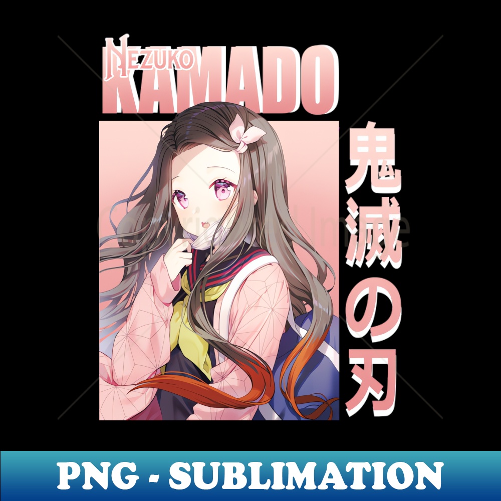 Nezuko Kamado - PNG Transparent Sublimation Design - Perfect | Inspire ...
