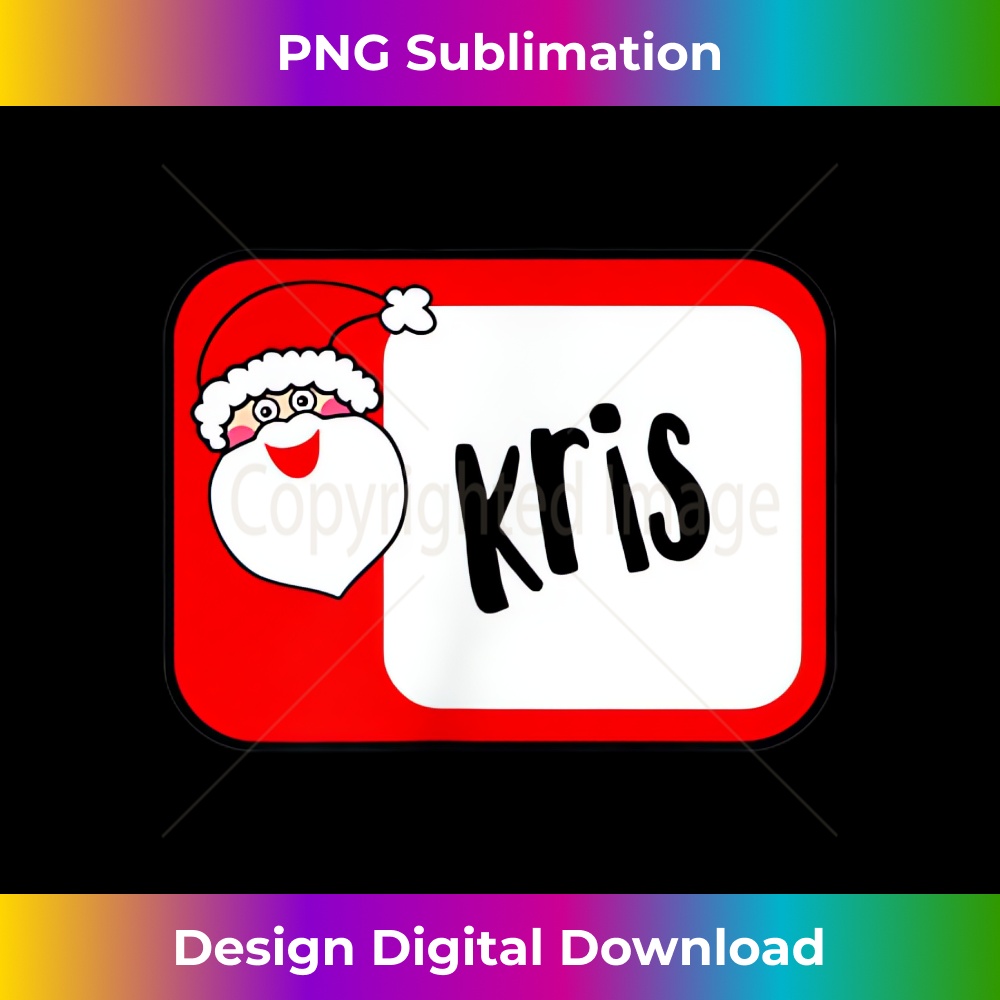 Funny Santa Name Tag T for Christmas Kris Kringle - Eco-Frie - Inspire ...