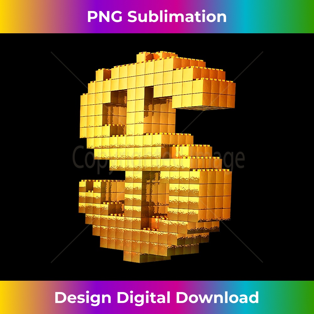 Golden Block Money Dollar Sign Prosperity Bricks - Bespoke S | Inspire ...