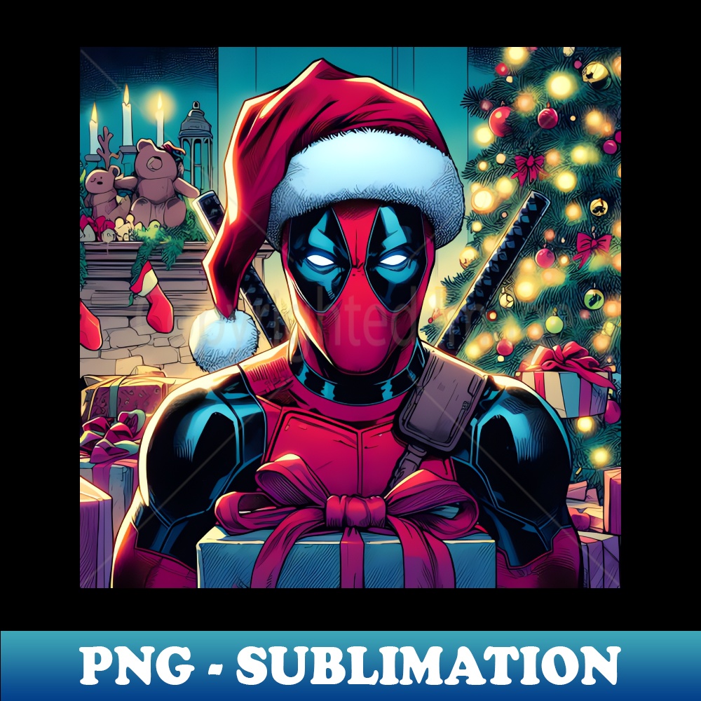 Unleash Deadpool Cheer Festive Heroes Art Prints for a Merce | Inspire ...