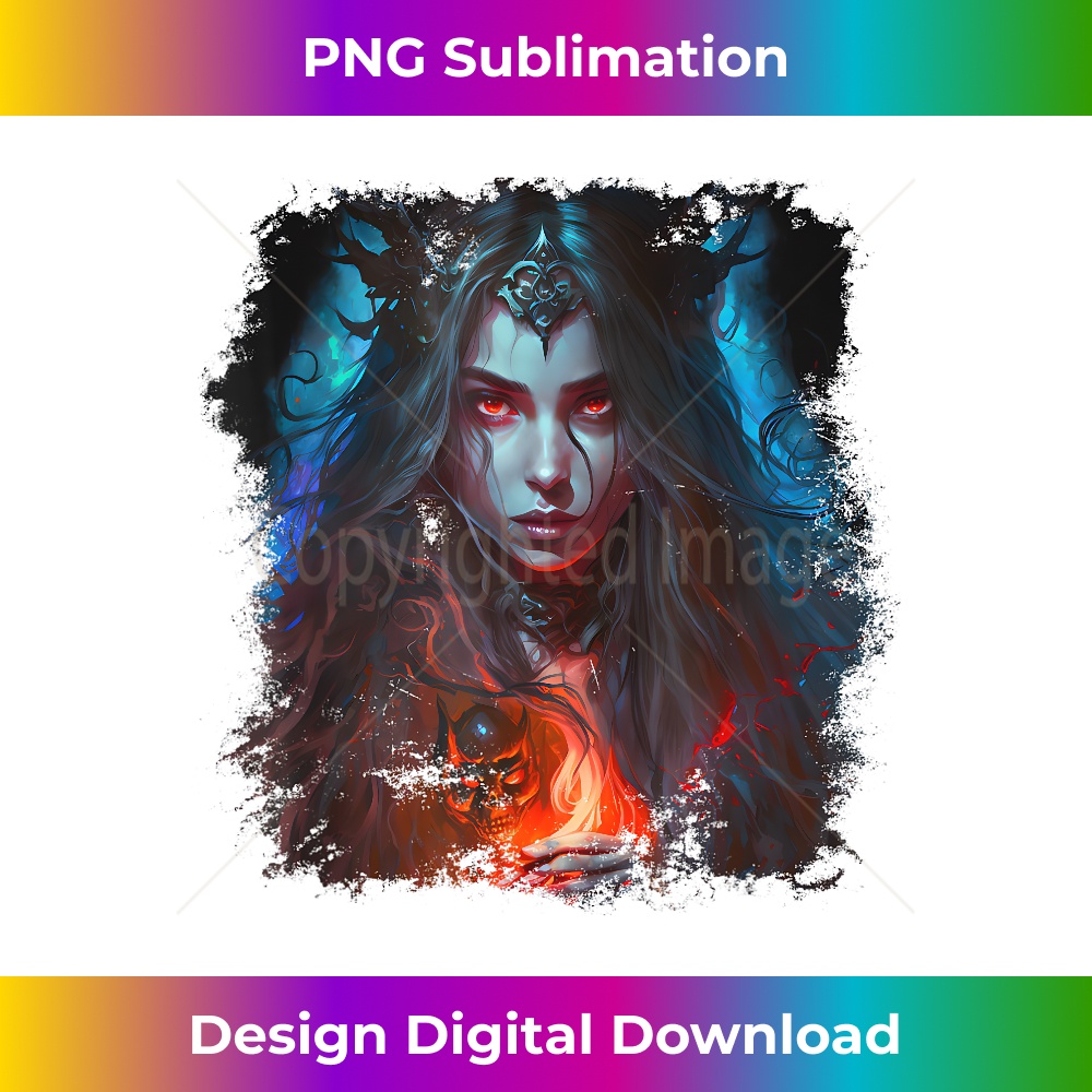 Beautiful Dark Elf Witch Summoning Demon Monster Magic Spell | Inspire ...