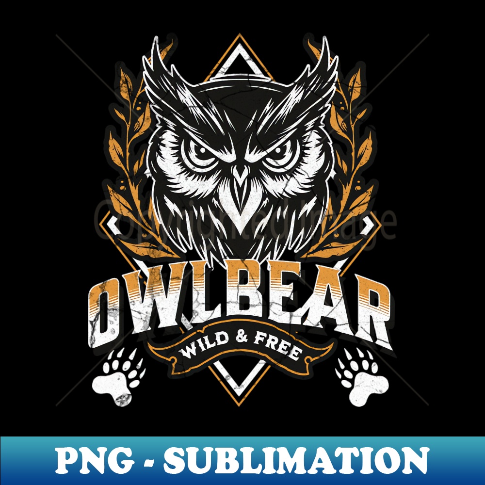 DD Owlbear - Digital Sublimation Download File - Vibrant and - Inspire ...