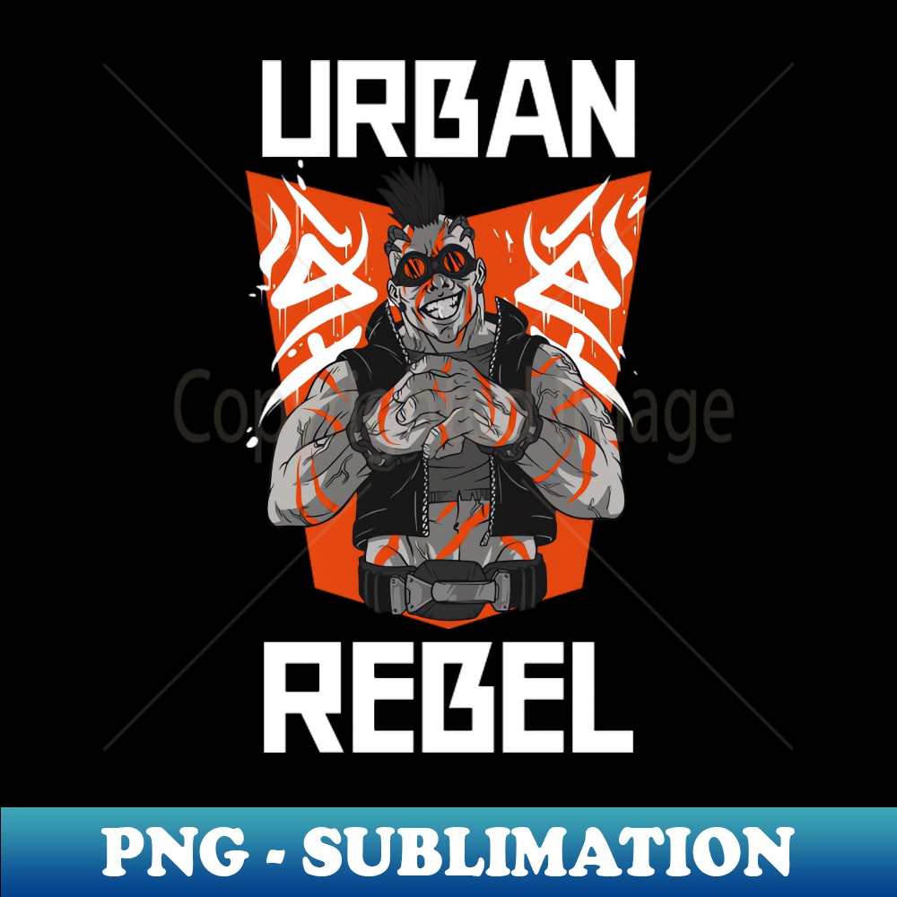 Urban Rebel Anime Thug Gang - Retro PNG Sublimation Digital | Inspire ...