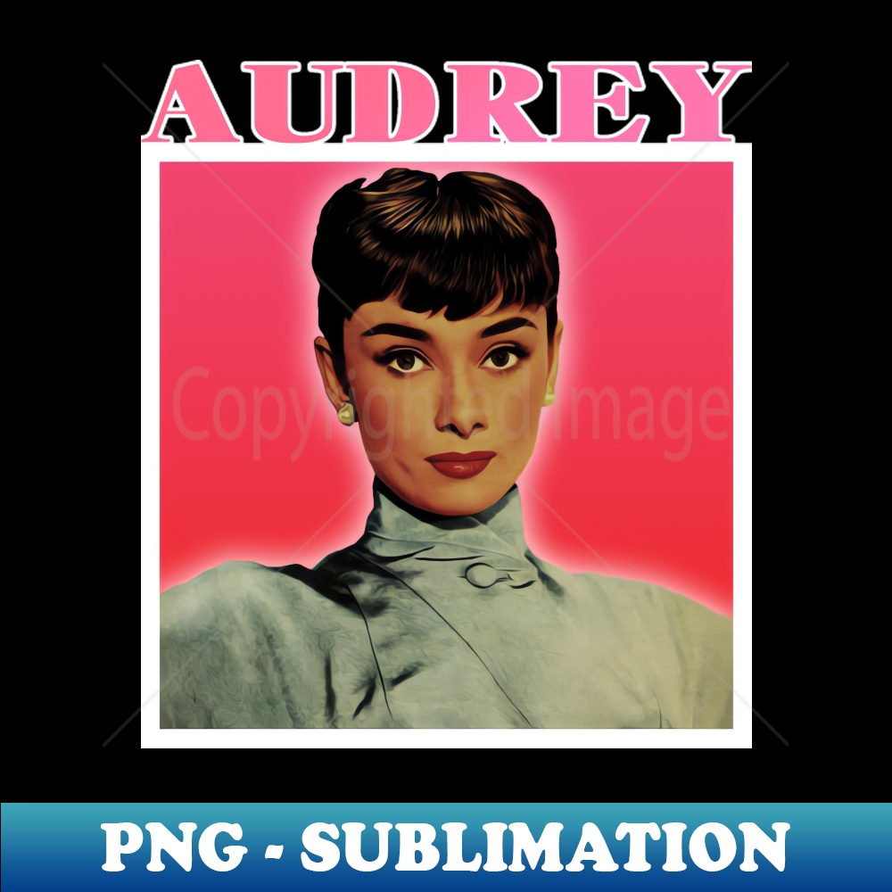 Audrey-Retro Potrait - PNG Transparent Digital Download File | Inspire ...