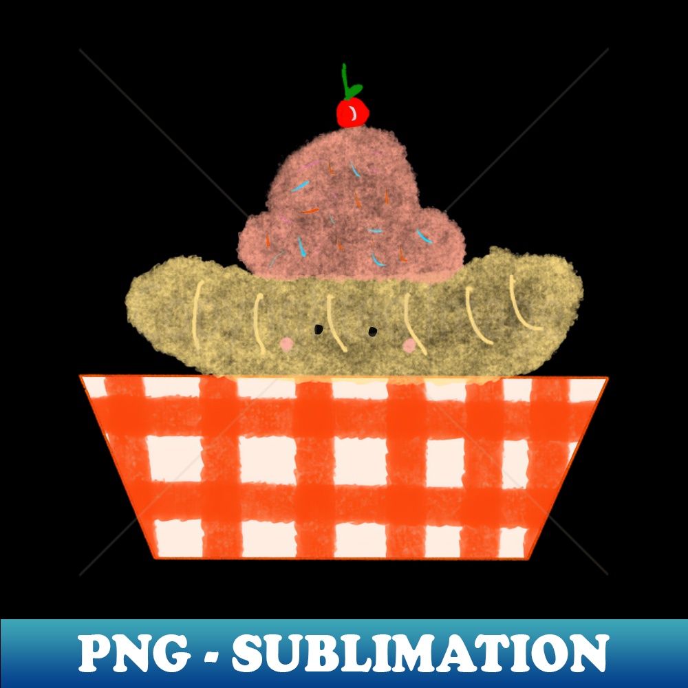 Icecream Sundae carnival food - PNG Transparent Sublimation - Inspire ...