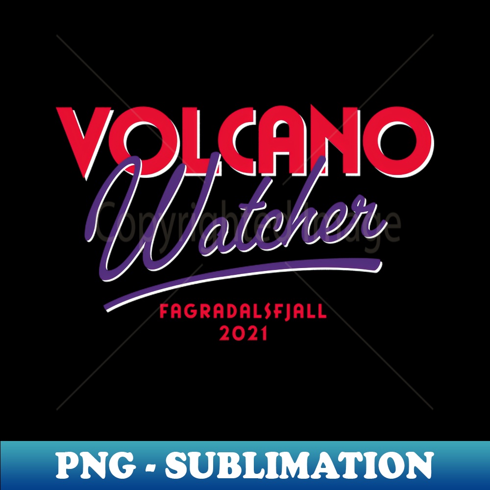 Fagradalsfjall Volcano Fan Iceland Fan - Sublimation-Ready P - Inspire ...