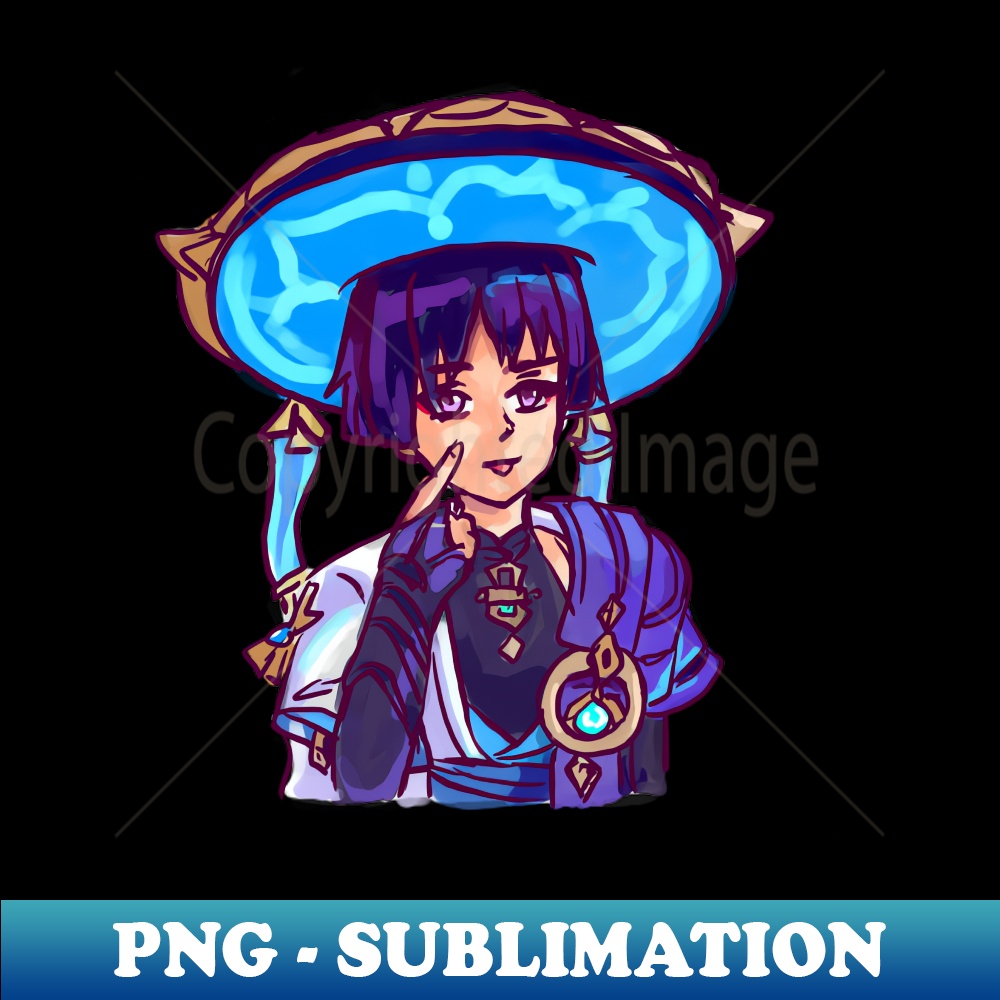 Scaramouche Genshin Impact fan art - Modern Sublimation PNG | Inspire ...
