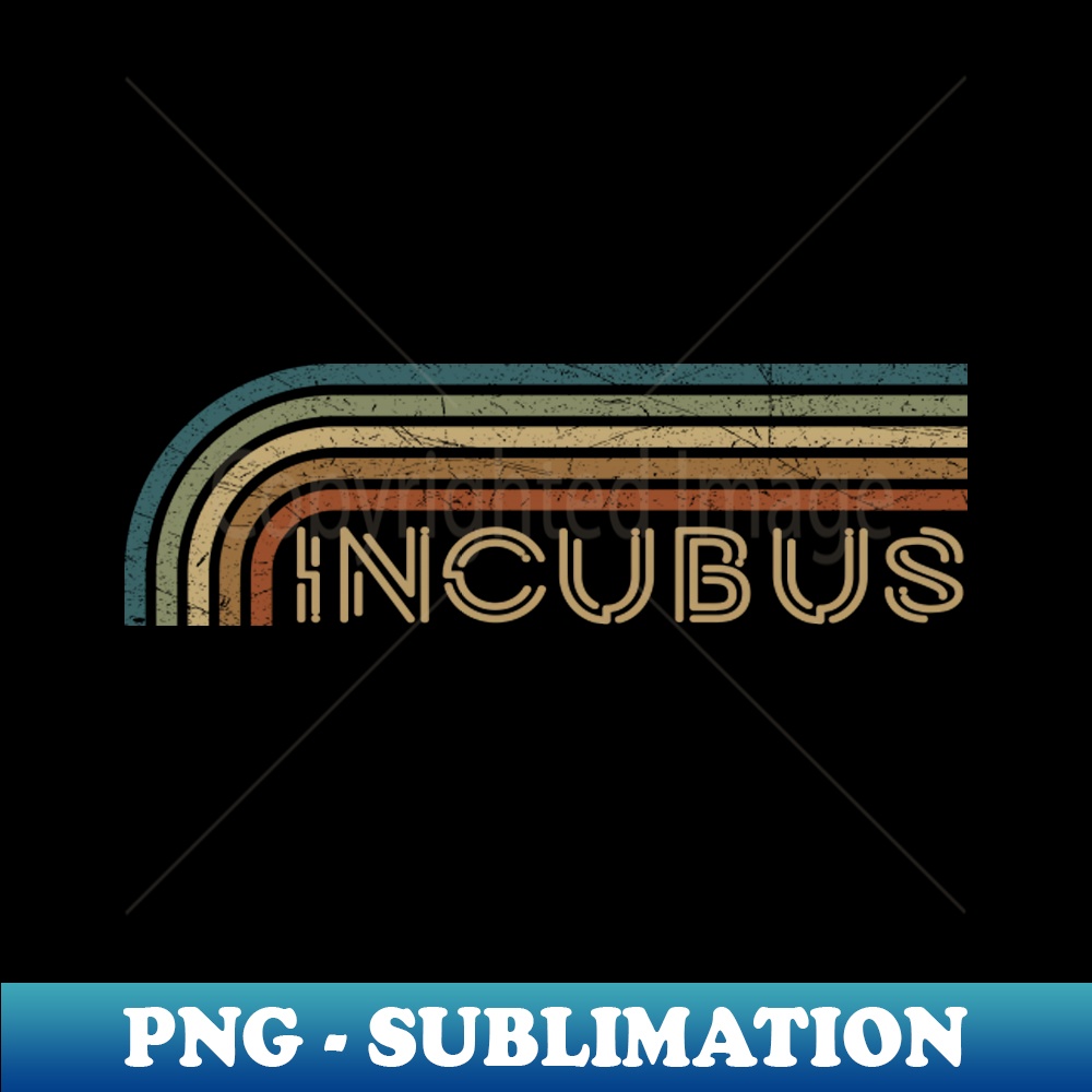 Incubus Retro Stripes - PNG Sublimation Digital Download - U | Inspire ...