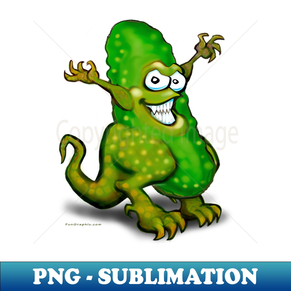 Pickle Monster - Vintage Sublimation PNG Download - Spice Up - Inspire ...
