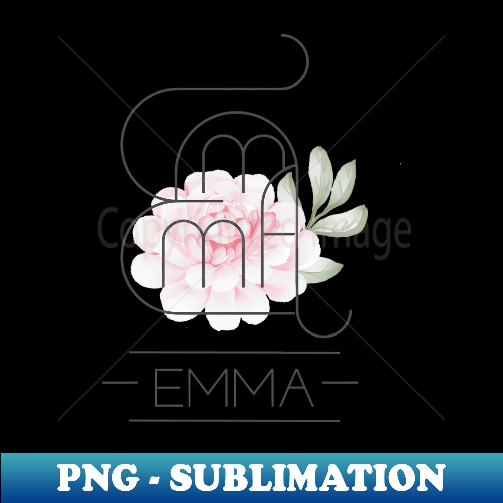Emma name logo - Exclusive Sublimation Digital File - Instan | Inspire Uplift