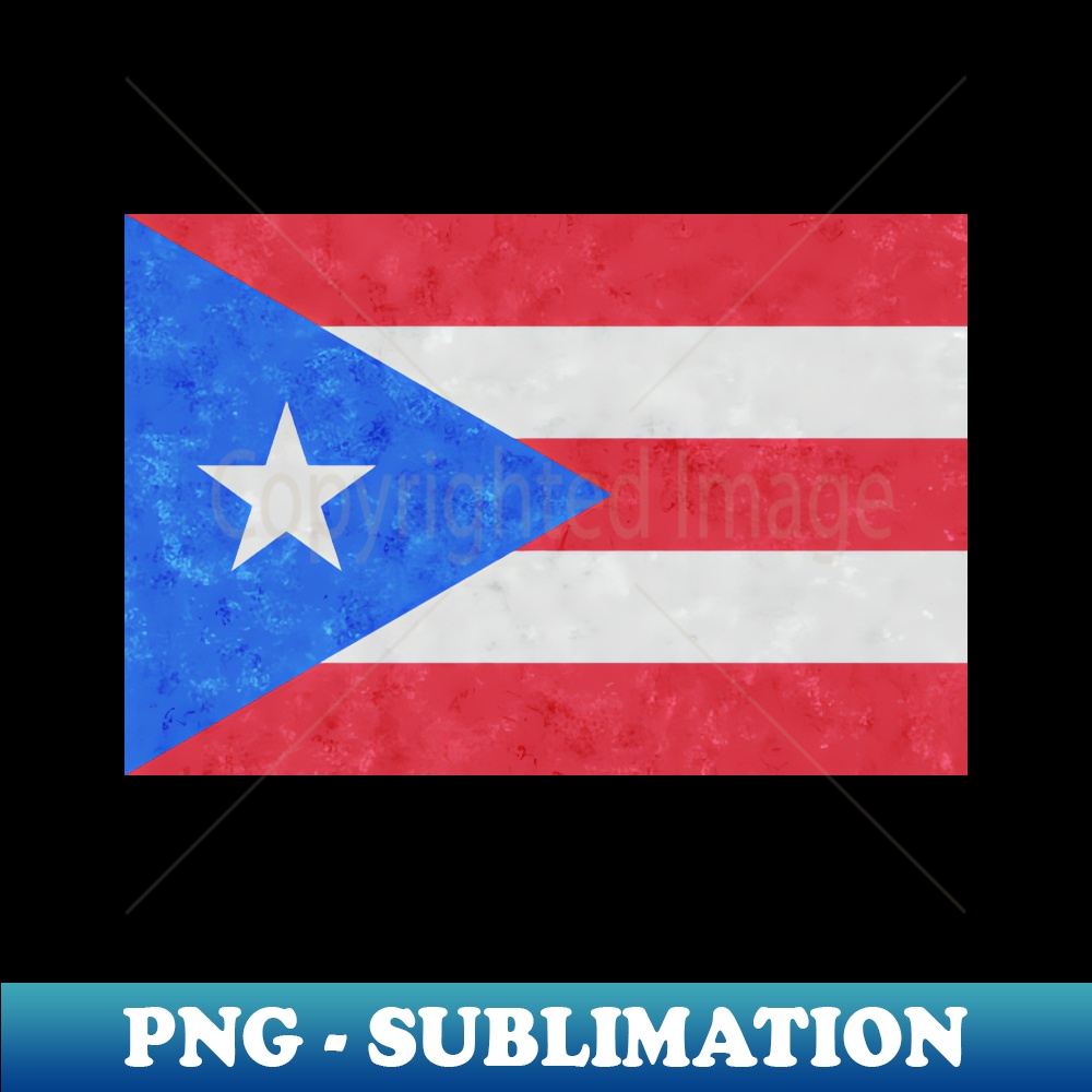 Flag of Puerto Rico - PNG Transparent Digital Download File - Inspire ...